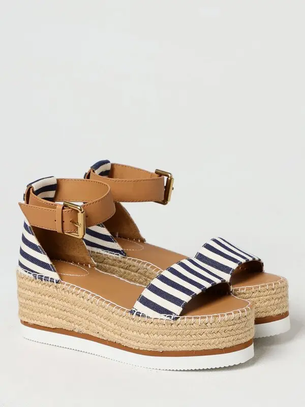 See By Chloé Espadrille Wedge Sandals