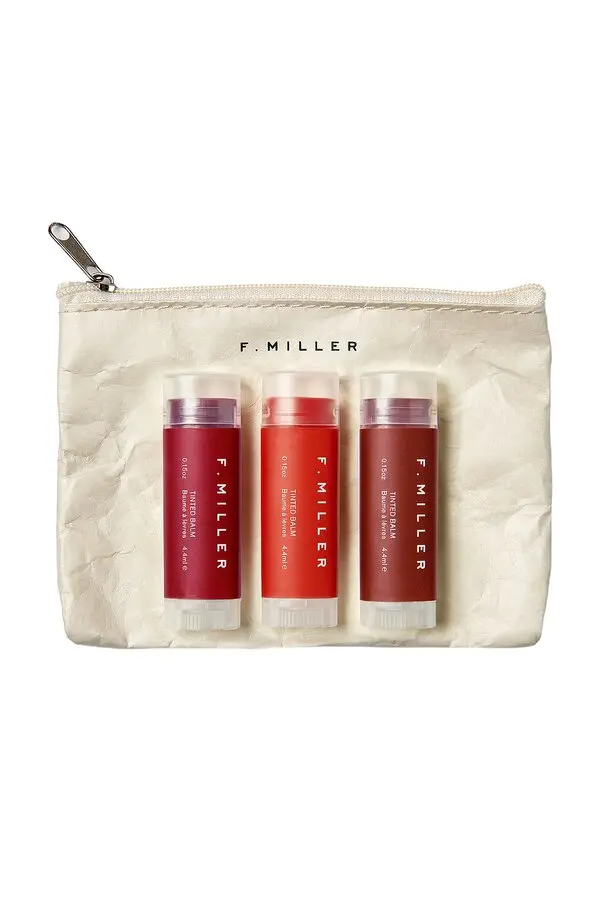 F. MILLER Tinted Balm Kit - Hibiscus  Tomato  & Carob