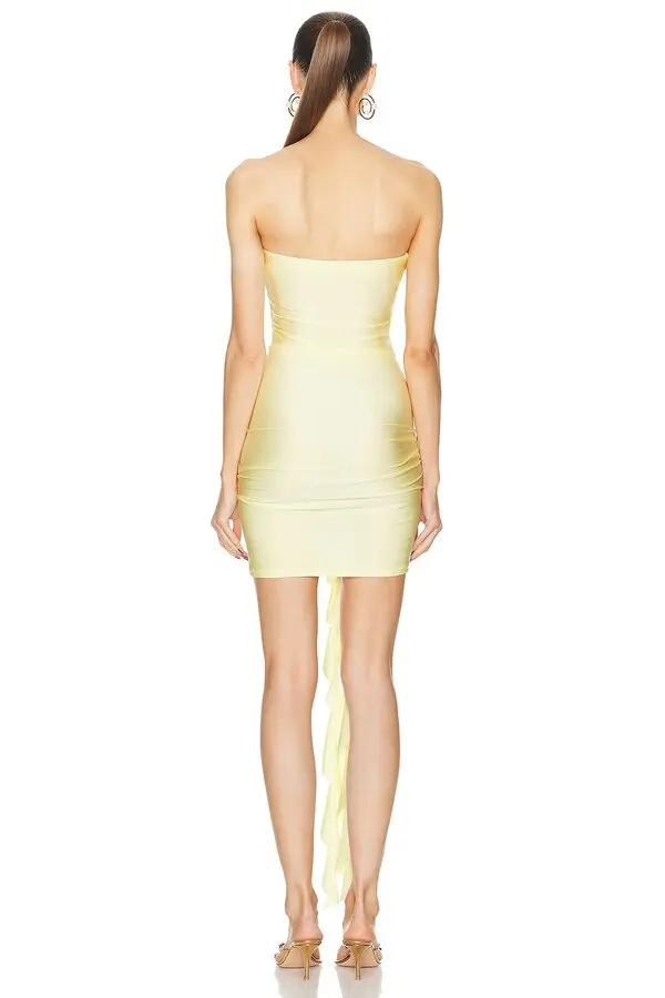 Shani Shemer Serena Mini Dress In Yellow Macaron - 65% Off | Editorialist
