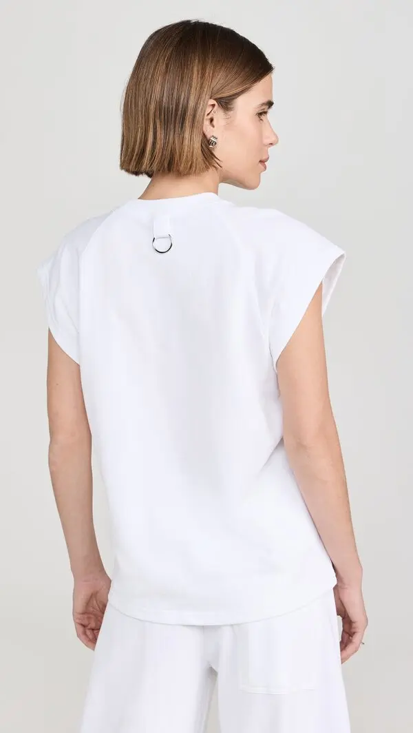 Tibi Sleeveless Easy Top - White