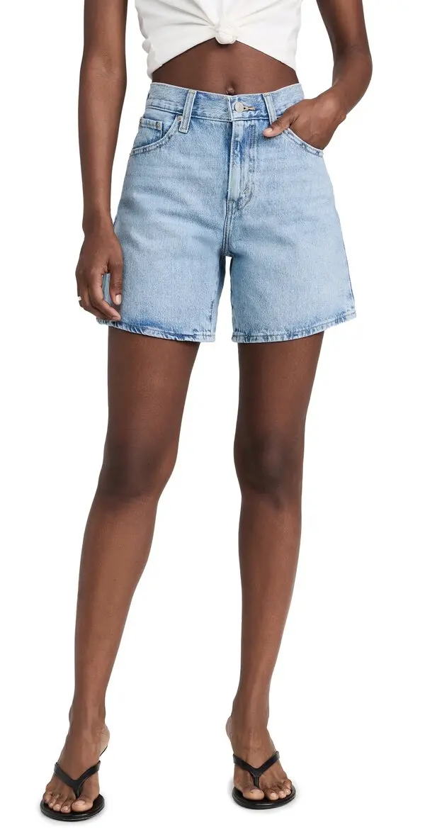 LEVI'S High Rise Baggy Denim Shorts - Far And Wide