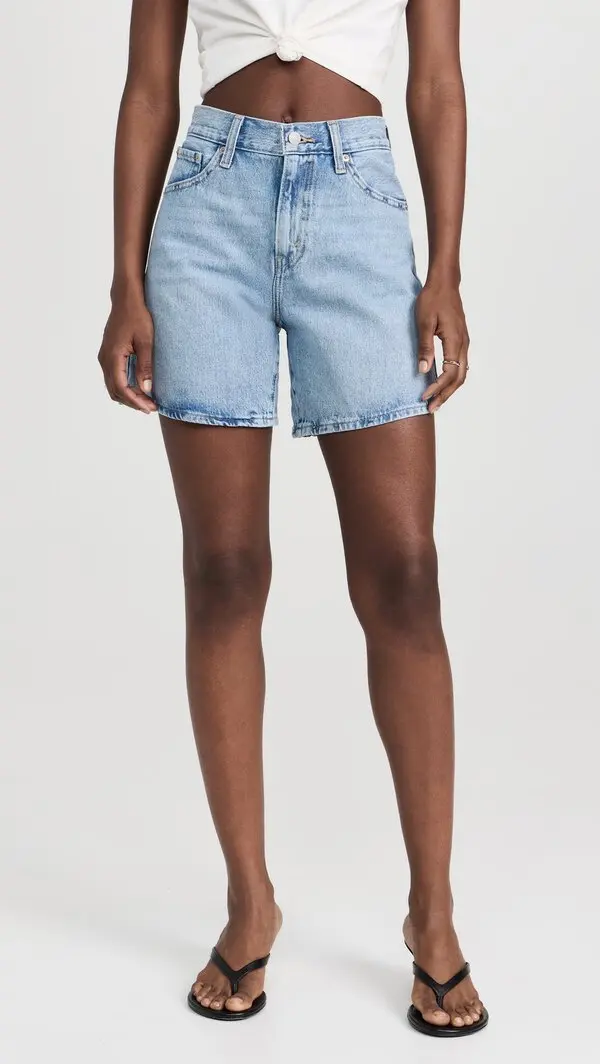 LEVI'S High Rise Baggy Denim Shorts - Far And Wide