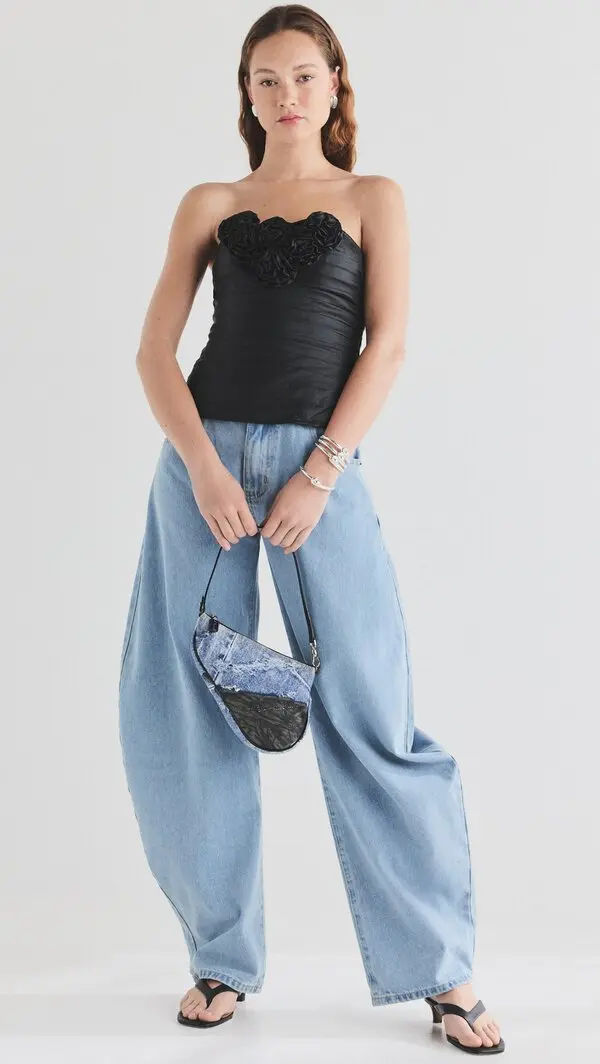 Lioness Horseshoe Jeans - Washed Blue