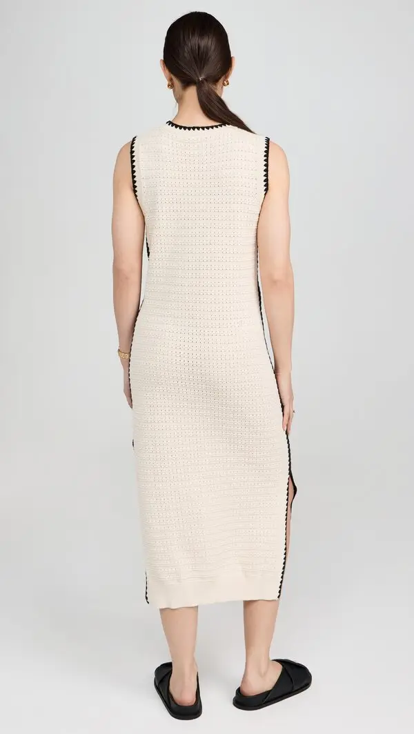 Varley Dwight Knit Tank Dress - Birch