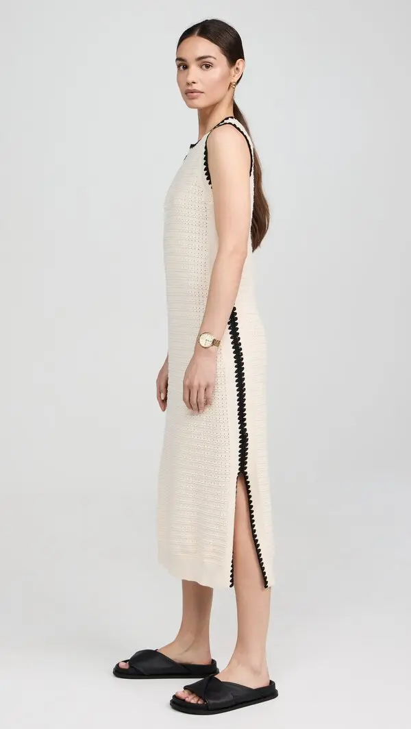 Varley Dwight Knit Tank Dress - Birch