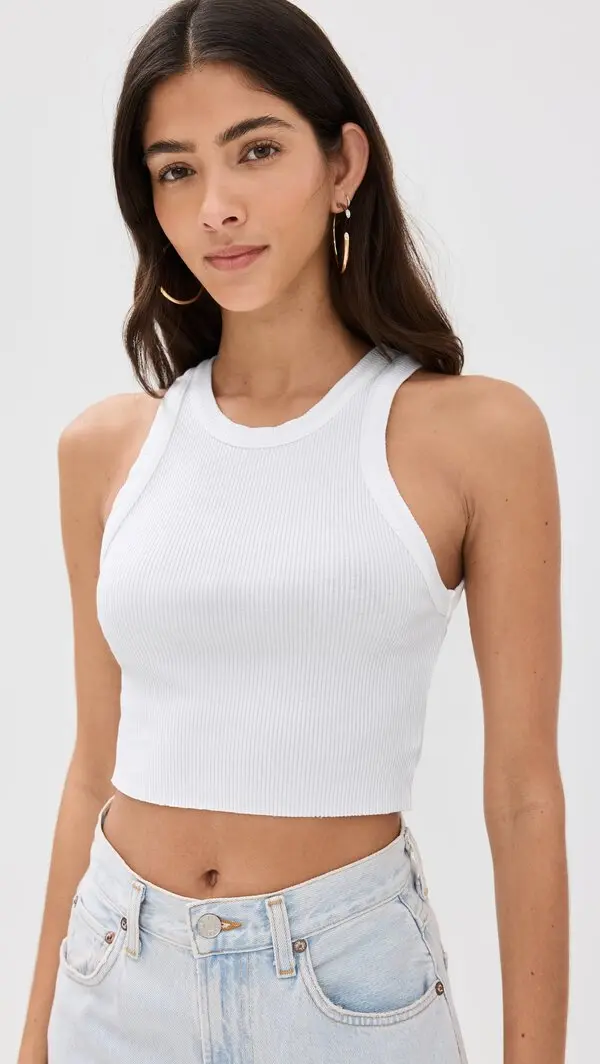 AGOLDE Cropped Bailey Tank