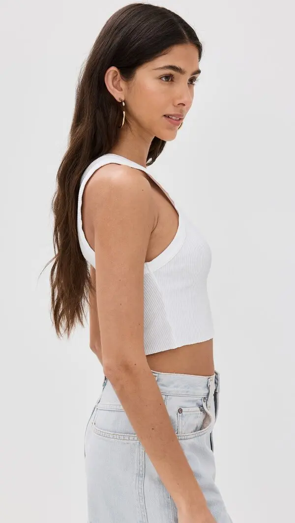 AGOLDE Cropped Bailey Tank
