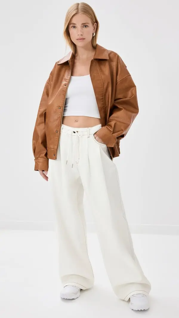 Lioness Slouched Wide Leg Jeans