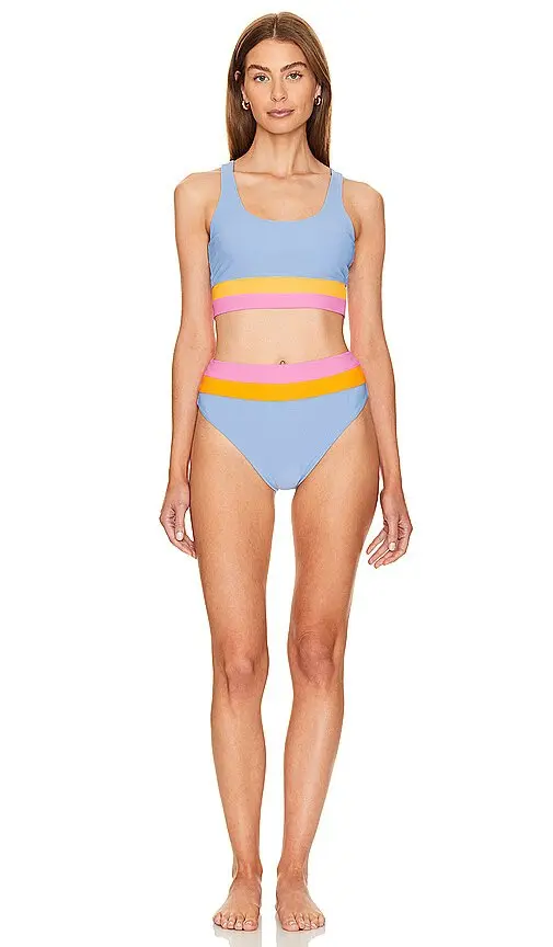 Beach Riot Heidi Bikini Bottom - Daydreamer Colorblock