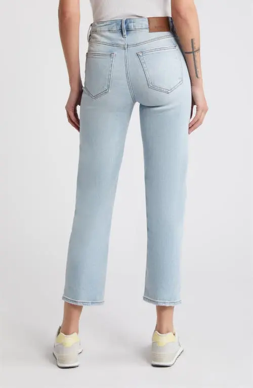 HIDDEN JEANS High-waist Ankle Straight-leg Jeans