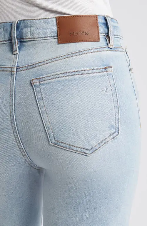 HIDDEN JEANS High-waist Ankle Straight-leg Jeans