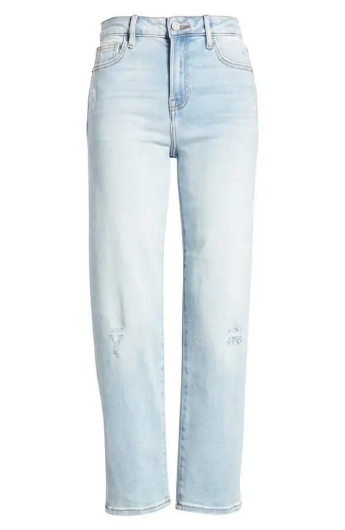 HIDDEN JEANS High-waist Ankle Straight-leg Jeans
