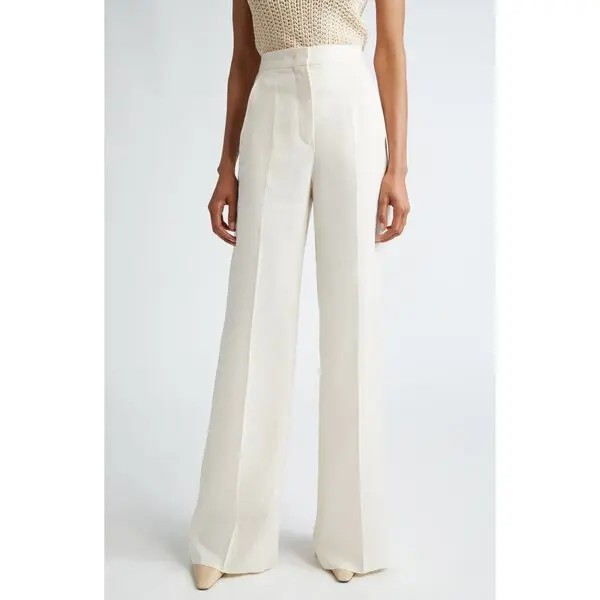 Max Mara Hangar Linen Suiting Trousers - Ivory