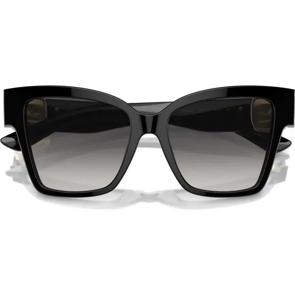 Dolce & Gabbana 54mm Gradient Square Sunglasses - Black
