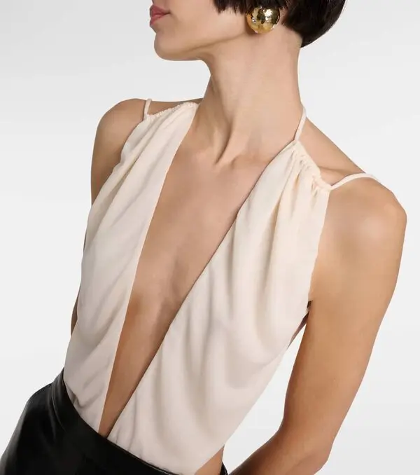 Saint Laurent Halterneck Bodysuit