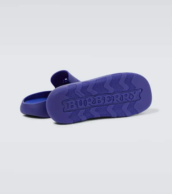 Burberry Logo Rubber Clogs
