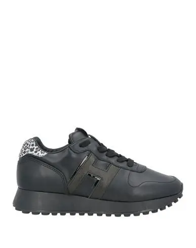 Hogan Leather Sneakers - Black
