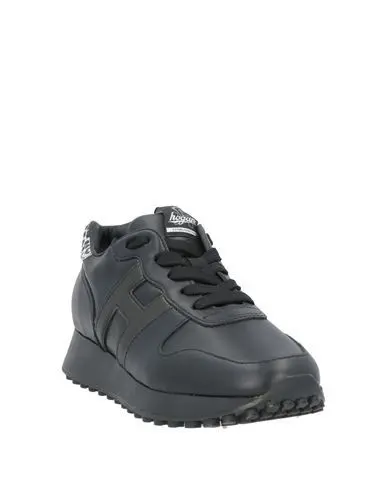 Hogan Leather Sneakers - Black