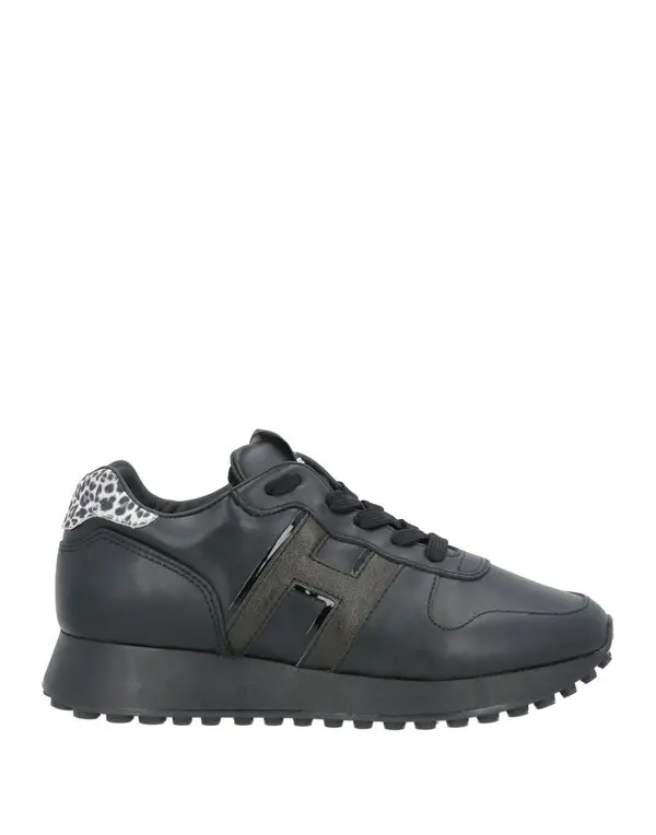 Hogan Leather Sneakers - Black
