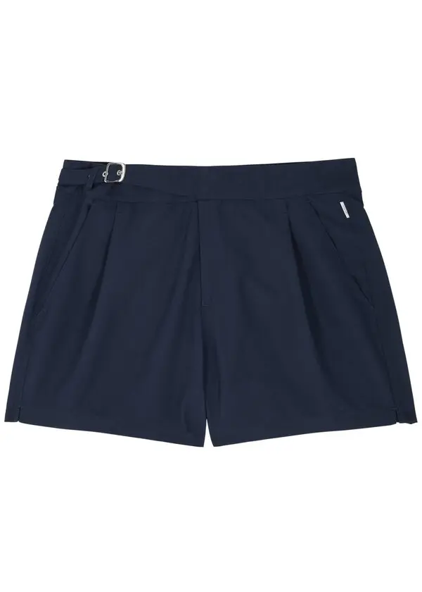 GUSARI The London Shell Swim Shorts - Navy