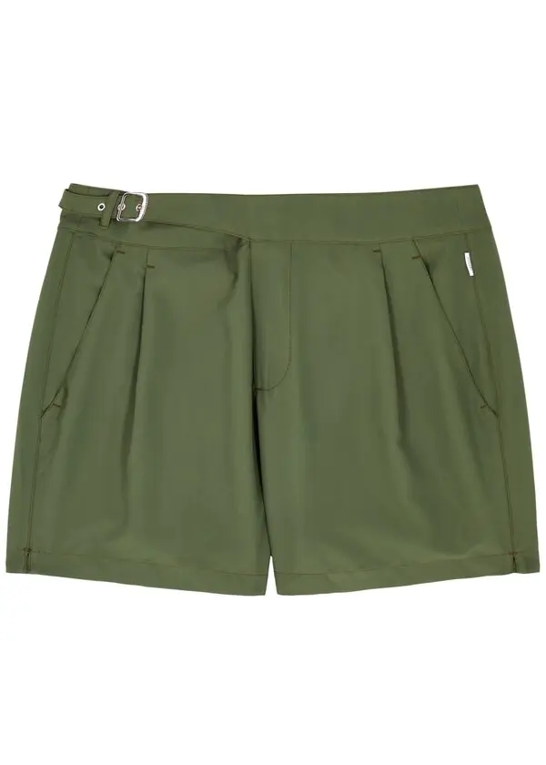 GUSARI The London Shell Swim Shorts - Green