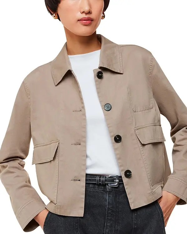 Whistles Marie Jacket - Taupe
