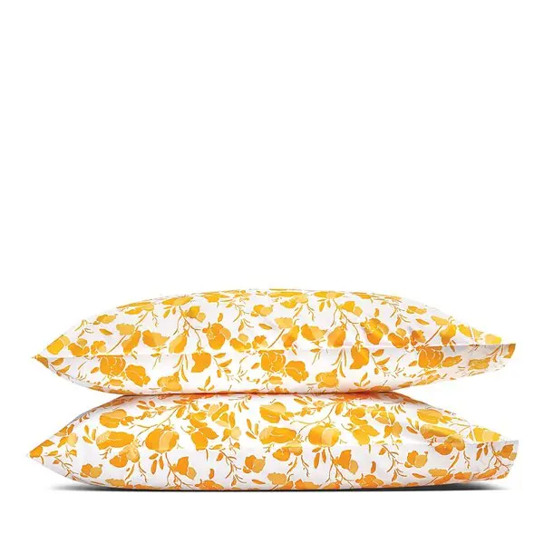 MATOUK Alexandra Standard Pillowcases, Set Of 2 - Goldenrod