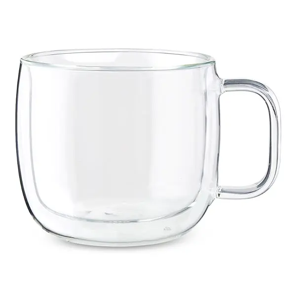 ZWILLING Zwiling J. A. Henckels Sorrento Plus Cappuccino Glass Mug, Set Of 2 - Clear
