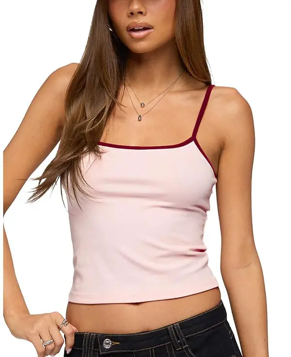 EDIKTED Deanna Tank Top - Light-pink