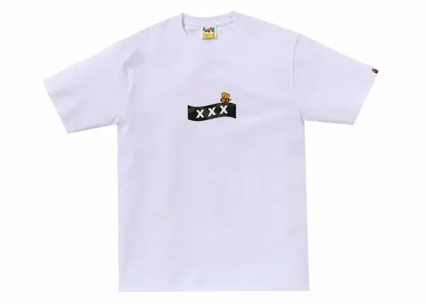 A BATHING APE X God Selection Xxx Tee Shirt - White