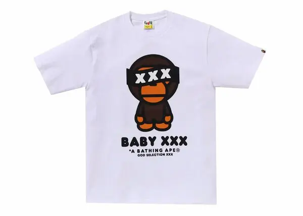 A BATHING APE X God Selection Xxx Baby Milo Tee Shirt - White