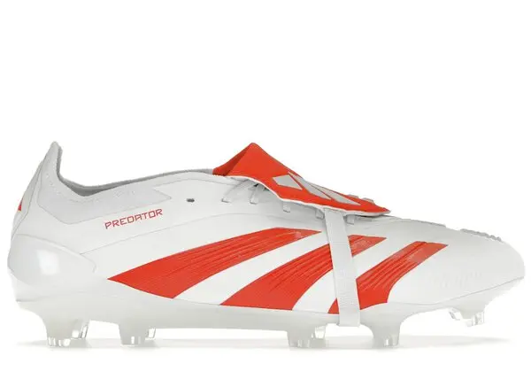 Adidas Predator Elite Foldover Tongue Fg - Cloud White/bright Red