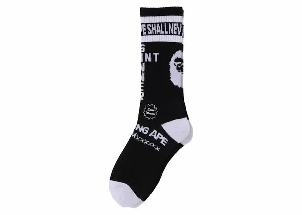 A BATHING APE X Saint Mxxxxxx Socks - Charcoal