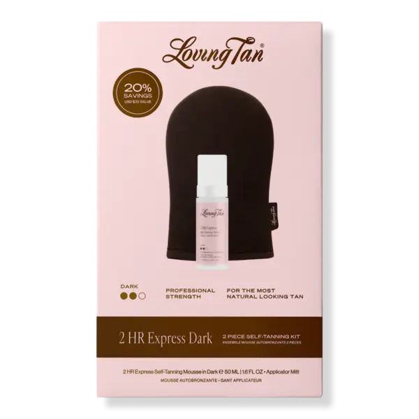 LOVING TAN 2 Hr Express Dark 2 Piece Self-tanning Kit - One-color