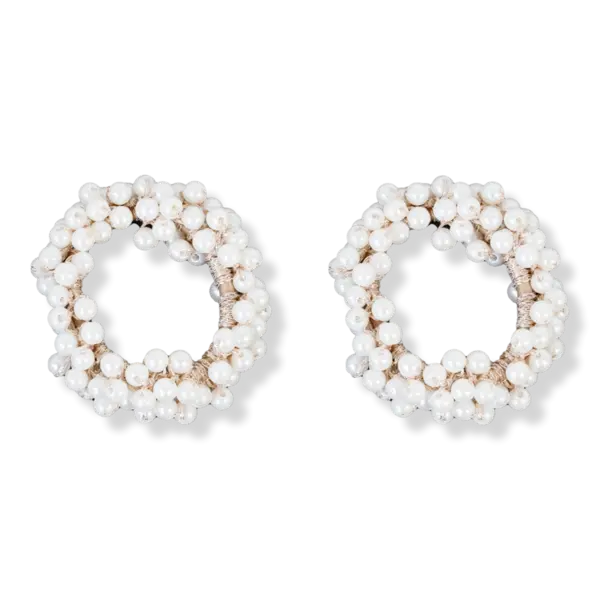 LOCKS & MANE Pearl Scrunchie Set - One-color