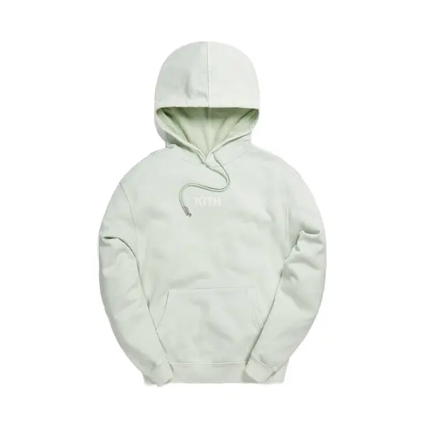 Kith Williams Iii Crystal Wash Fleece Hoodie - Mint
