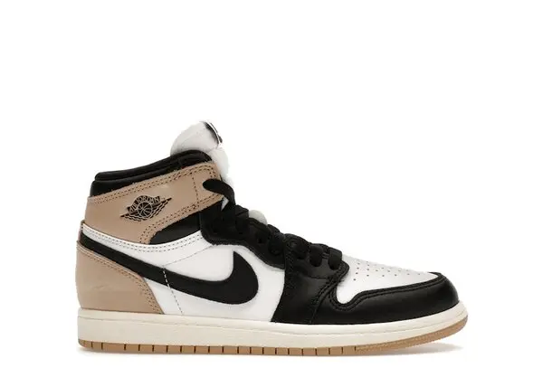 JORDAN 1 Retro High Og Latte Sneakers - Black/legend Medium Brown/white