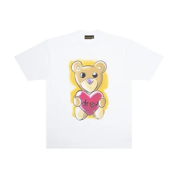 Drew House Airbrush Theodore Short Sleeve T-shirt - White