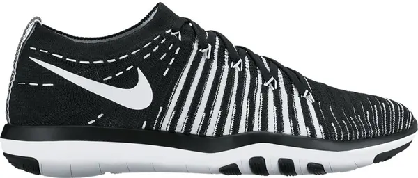 Nike Free Transform Flyknit Athletic Sneakers - Black/white