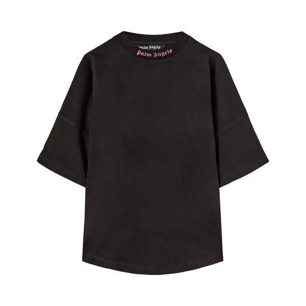 Palm Angels Doubled Logo T-shirt - Black
