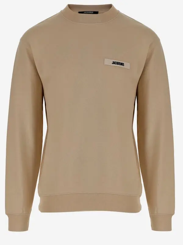 Jacquemus Le Sweatshirt Gros Grain Sweatshirt - Beige