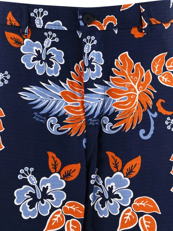 Maison Kitsuné Resort Shorts - Blue
