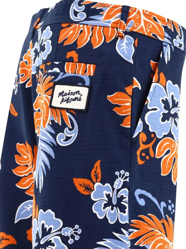 Maison Kitsuné Resort Shorts - Blue