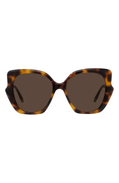 Loewe Geometric Sunglasses - Dark Havana / Brown