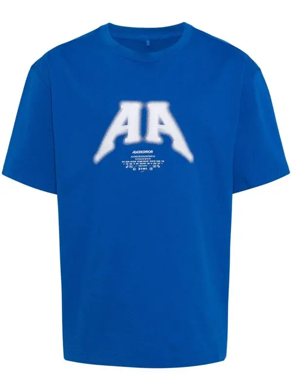 ADER ERROR Logo-print T-shirt - Blue