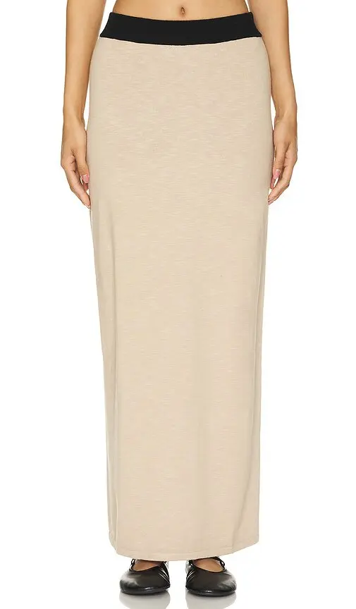 LOVERS AND FRIENDS Tammy Maxi Skirt - Light Beige