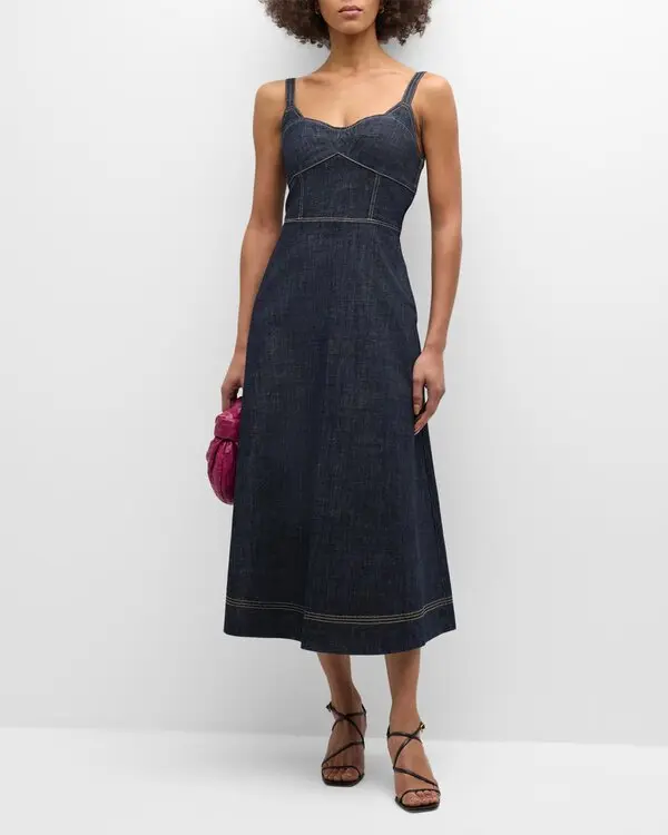 denim dress pencil Blue Midi with Skirt ALBERTA Size:17.5 4/5 Classic shirt metallic silver dress short sleeve homecoming dresses