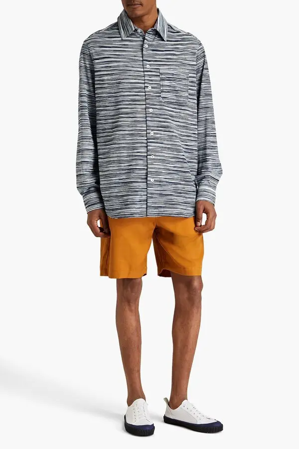 Missoni Spacedyed Cottonjersey Shirt - Navy