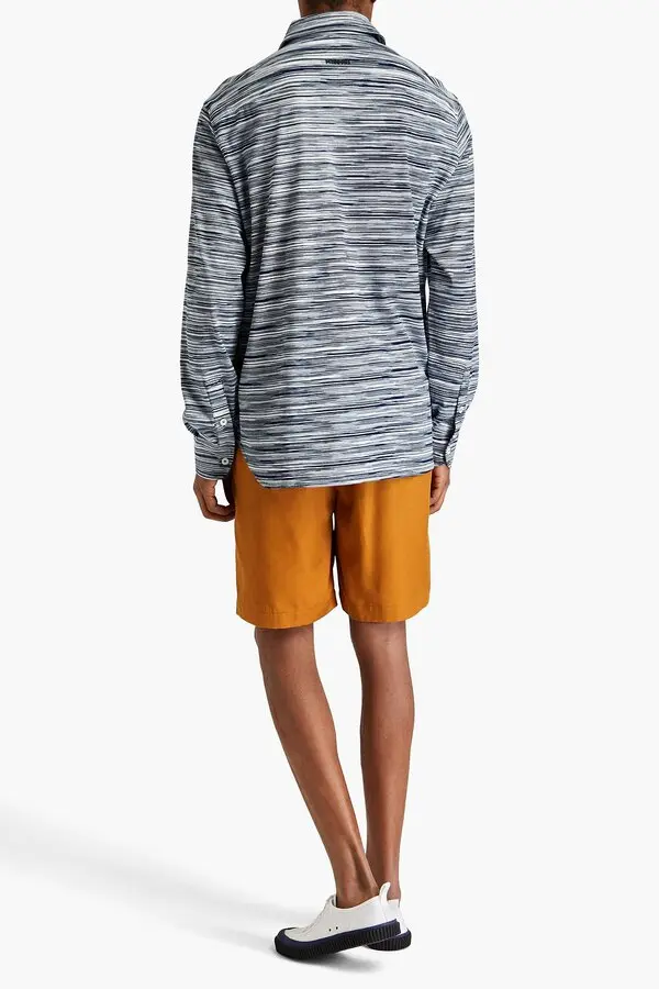 Missoni Spacedyed Cottonjersey Shirt - Navy