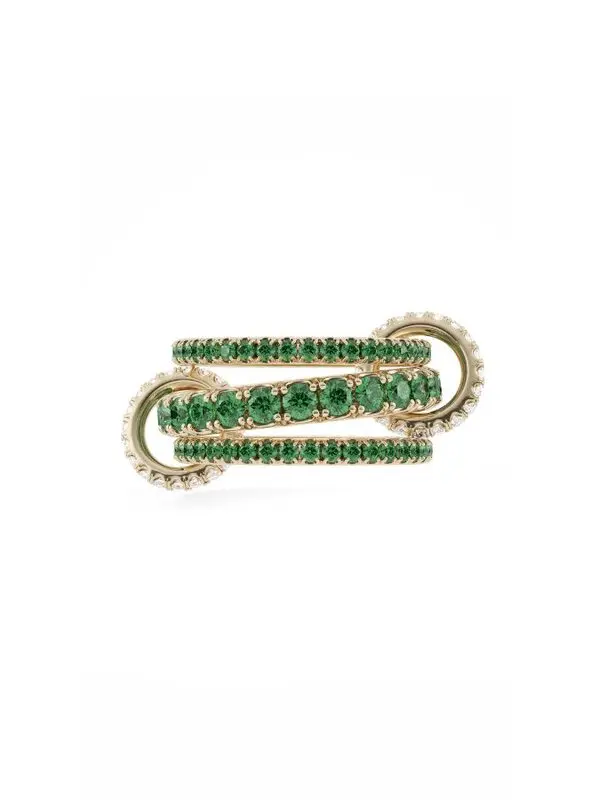SPINELLI KILCOLLIN Isla Gold Emerald Diamond Ring